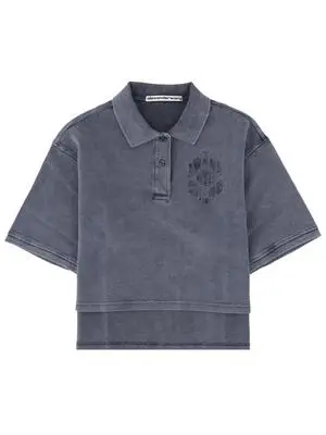 Alexander Wang Polo Con Logo - Blue