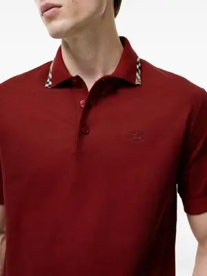 Burberry Logo Cotton Polo Shirt