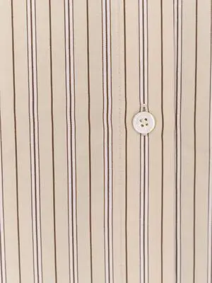 TOTEME Oversized Striped Silk Shirt