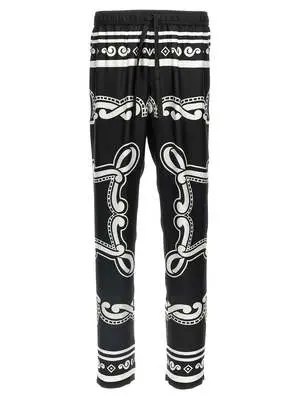 Dolce & Gabbana Silk Pants - Multicolor