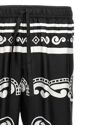 Dolce & Gabbana Silk Pants - Multicolor