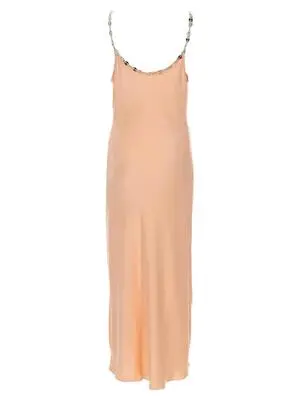 Rabanne Satin Midi Dress - Pink
