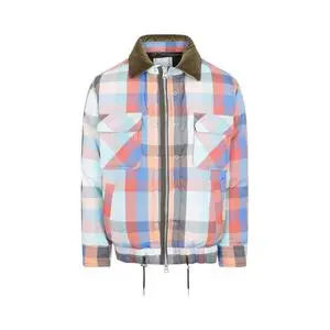 Sacai Plaid Padded Blouson - Multicolor