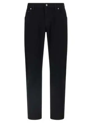 Dolce & Gabbana Logo Plaque Jeans - Black