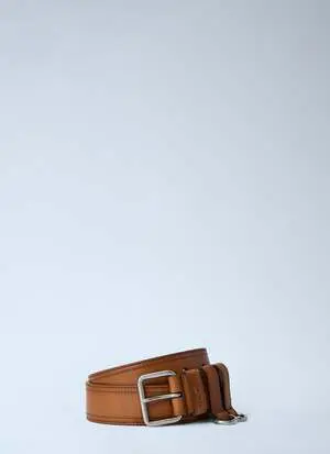 Miu Miu Leather Belt - Brown