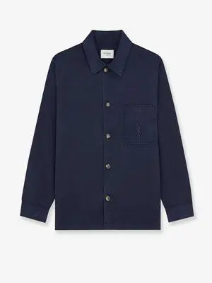 Saint Laurent Cassandre Certified Cotton Overshirt - Multicolor