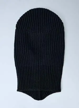 Rick Owens Ribbed Knit Balaclava