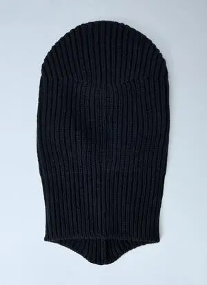 Rick Owens Ribbed Knit Balaclava