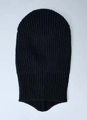 Rick Owens Ribbed Knit Balaclava