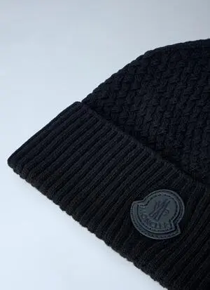 Moncler Ribbed Knit Beanie