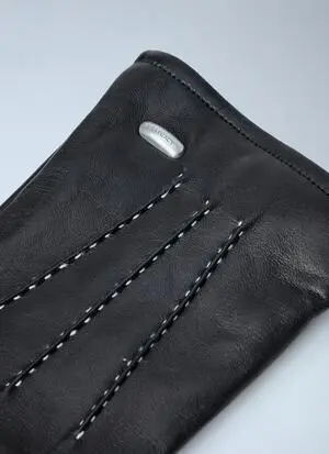Our Legacy Leather Gloves - Black