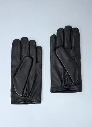 Our Legacy Leather Gloves - Black