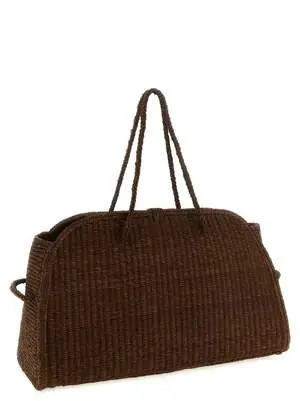 Jacquemus Le Grand Turismo Raphia Shopping Bag - Brown