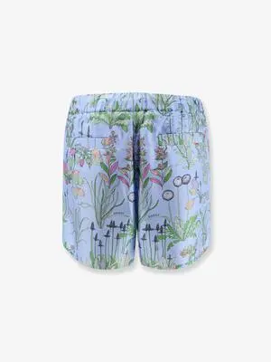 Gucci Printed Silk Shorts - Multicolor