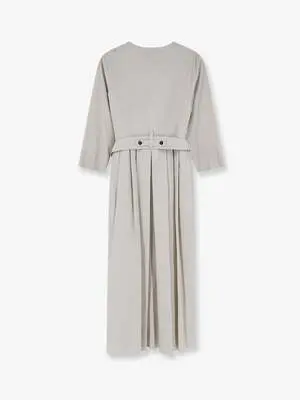 Max Mara Cotton Midi Dress - Multicolor