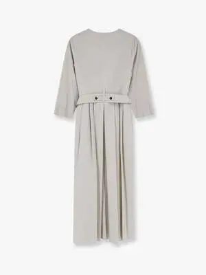Max Mara Cotton Midi Dress - Multicolor