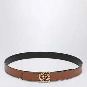 Loewe Smooth Calfskin Anagram Belt - Brown