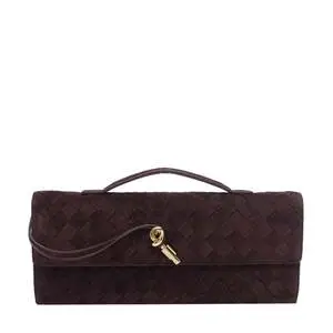 Bottega Veneta Andiamo Clutch - Red