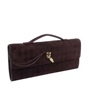 Bottega Veneta Andiamo Clutch - Red