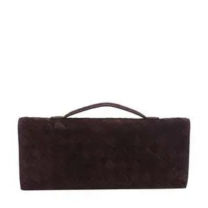 Bottega Veneta Andiamo Clutch - Red
