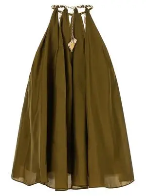 Zimmermann Mahon Silk Blouse - Green