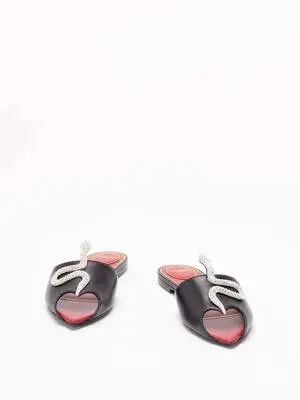 Valentino Garavani Vg Coeur Vipère` Slides - Multicolor