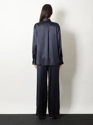 Brunello Cucinelli Silk Trousers - Multicolor