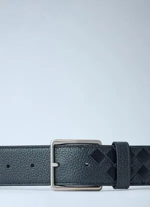 Bottega Veneta Woven Taurillon Leather Belt
