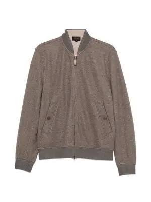 Brioni Cashmere Bomber Jacket - Multicolor