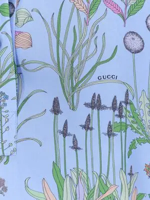 Gucci Printed Silk Shirt - Multicolor