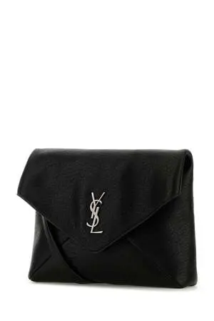 Saint Laurent Leather Cassandra Clutch