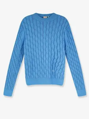 Dior Cotton Sweater With Braided Processing - Multicolor