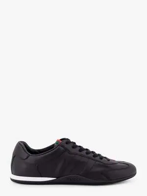 Gucci Shift Leather Sneakers - Black