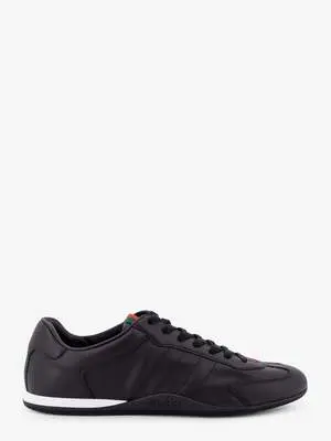 Gucci Shift Leather Sneakers - Black