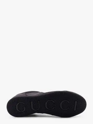 Gucci Leather Sneakers - Black