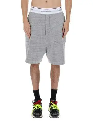 Dsquared2 Shorts Oversize Con Logo