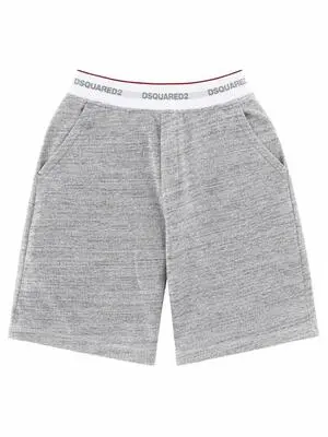 Dsquared2 Shorts Oversize Con Logo - Gray
