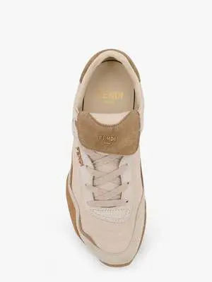 Fendi Wave Pulse Suede Sneakers