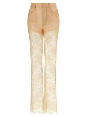 Giuseppe Di Morabito Lace Trousers - Pink
