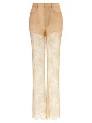 Giuseppe Di Morabito Lace Trousers - Pink