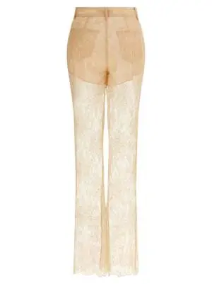 Giuseppe Di Morabito Lace Trousers - Pink