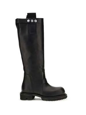 Rick Owens Gabe Leather Knee-high Boots - Black