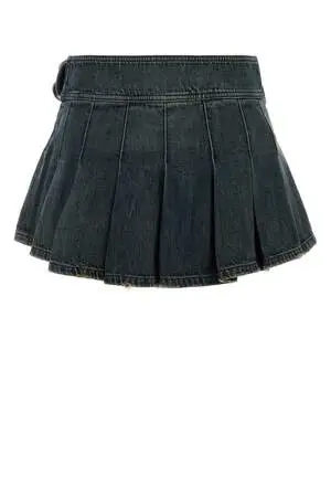 Balenciaga Denim Mini Skirt
