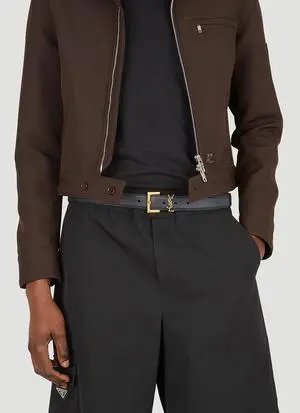 Saint Laurent Plaque Belt