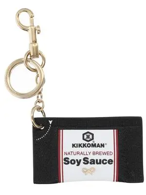 ANYA HINDMARCH Keychain Kikkoman Soy Sauce - Black