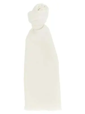 Brunello Cucinelli Diamante' Scarf - White