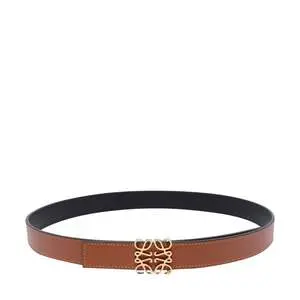 Loewe Reversible Anagram Logo Belt - Brown