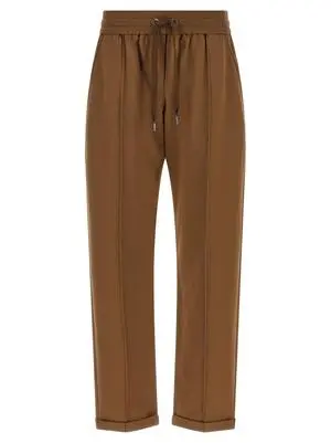 Brunello Cucinelli Cropped Flared Joggers