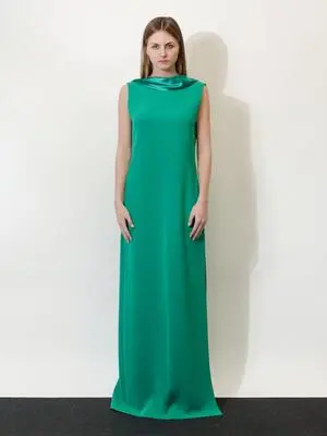 Max Mara Mxmeaere Long Dress - Green