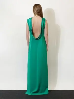Max Mara Mxmeaere Long Dress - Green